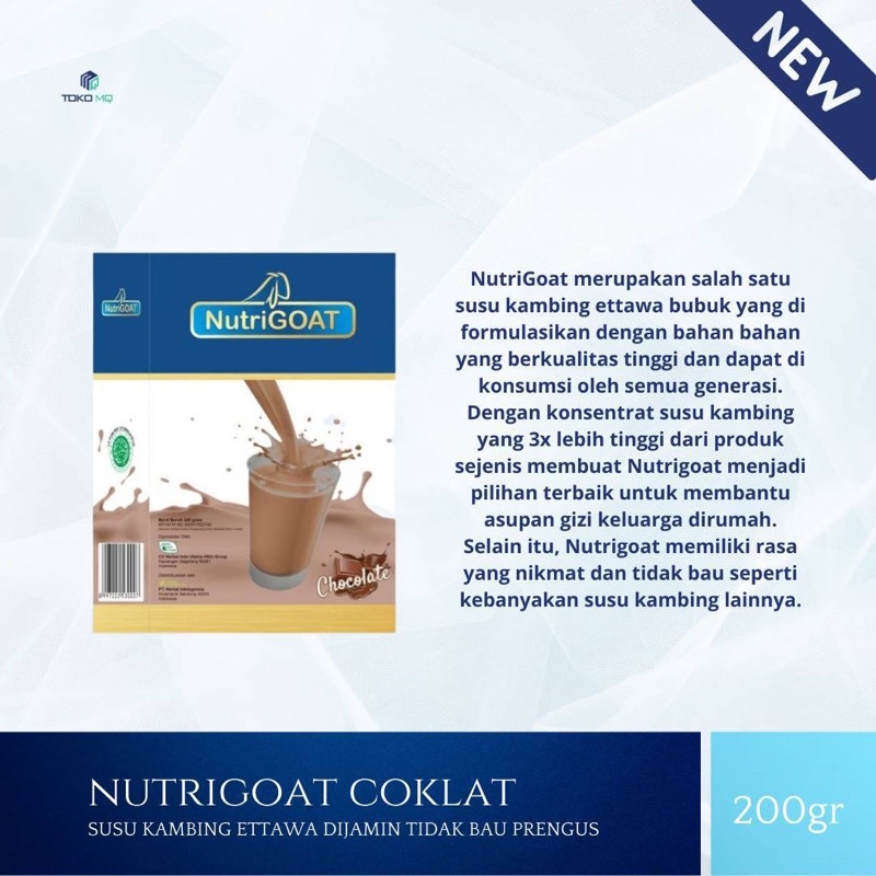 Jual Susu Kambing Nutrigoat 200gr Rasa Coklat | Shopee Indonesia Jual Susu Kambing Nutrigoat 200gr Rasa Coklat | Shopee Indonesia