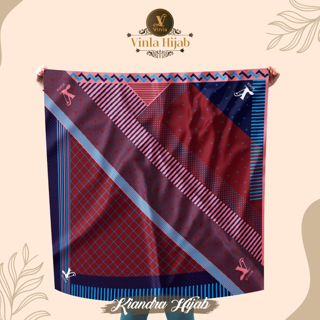 Jual Vinla Hijab - Kiandra Hijab - Premium Voal Motif Laser Cutting ...