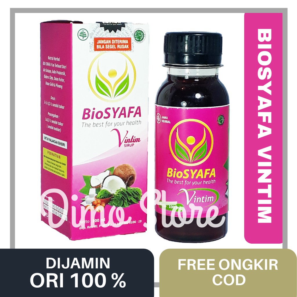 Jual PRO V INTIM SIRUP BIOSYAFA - PROBIOTIK SIKLUS BIOSYAFA PRO V SYRUP ...