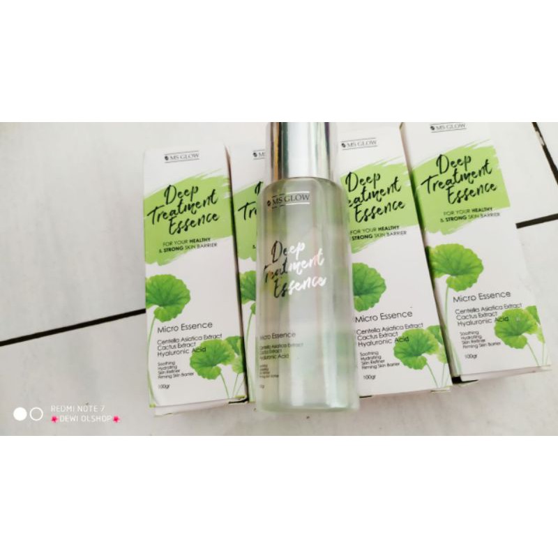Jual ORIGINAL 100% Deep Treatment essense MS Glow Skin Barier Centella Asiatica Anti Aging ...