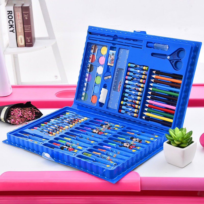 Jual LKM229 ALAT MEWARNAI CRAYON 86PCS KRAYON SET PAINTING SET ALAT ...