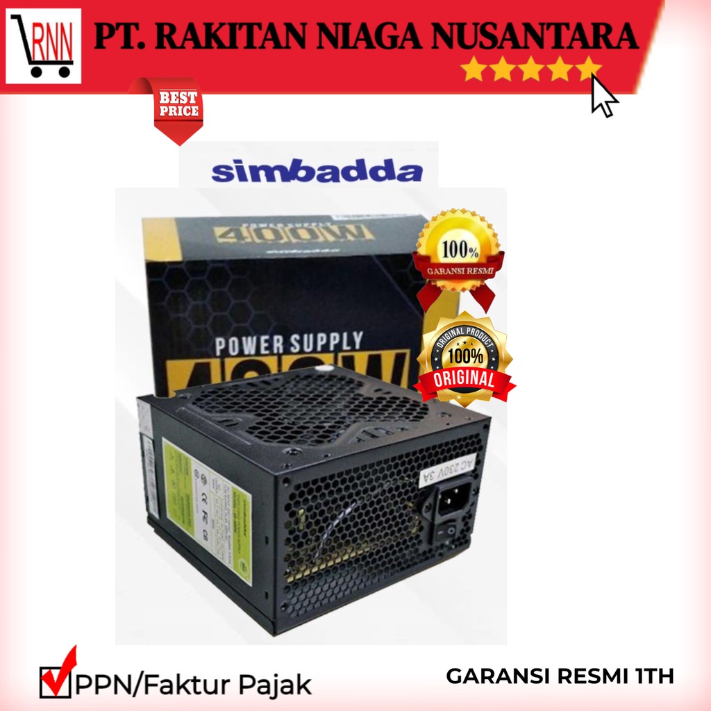 Jual Simbadda 400W Box Simbadda PSU 400W Box Power Supply Simbadda 400 ...