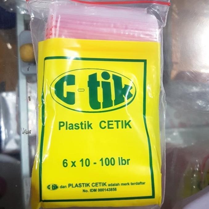Jual Klip Plastik Ukuran 6x10 (Plastik Cetik) merk C-tik 100 PCS ...