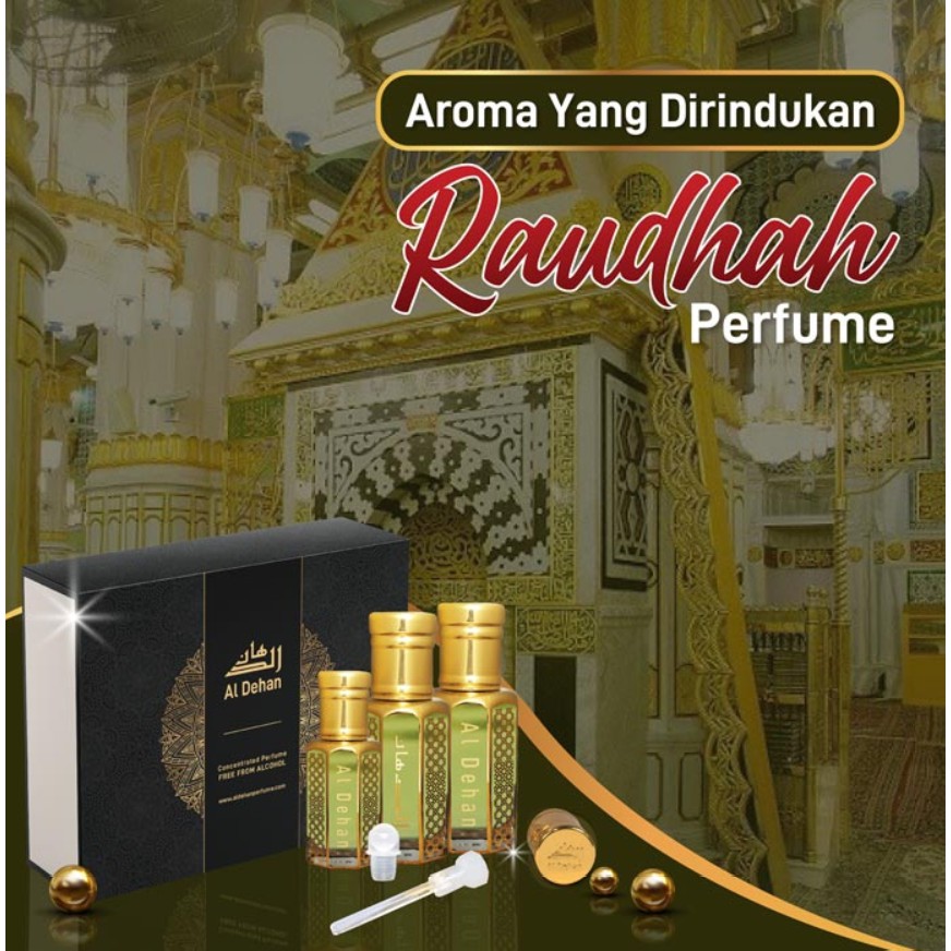 Jual Parfum RAUDHAH by Al Dehan Taman Surga Madinah Masjid Nabawi ...