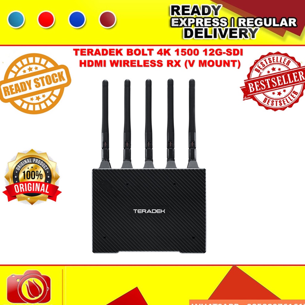 Jual Teradek Bolt 4K 1500 12G-SDI/HDMI Wireless RX (V-Mount) ( PO 18 ...