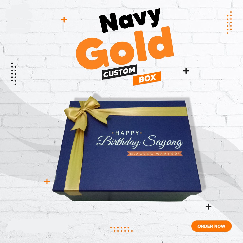 kotak kado custom / box kado / kotak hadiah | Shopee Indonesia