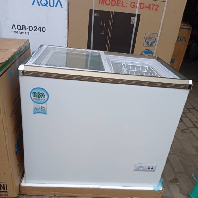Jual CHEST FREEZER RSA SLIDING DOOR XS-200 | Shopee Indonesia