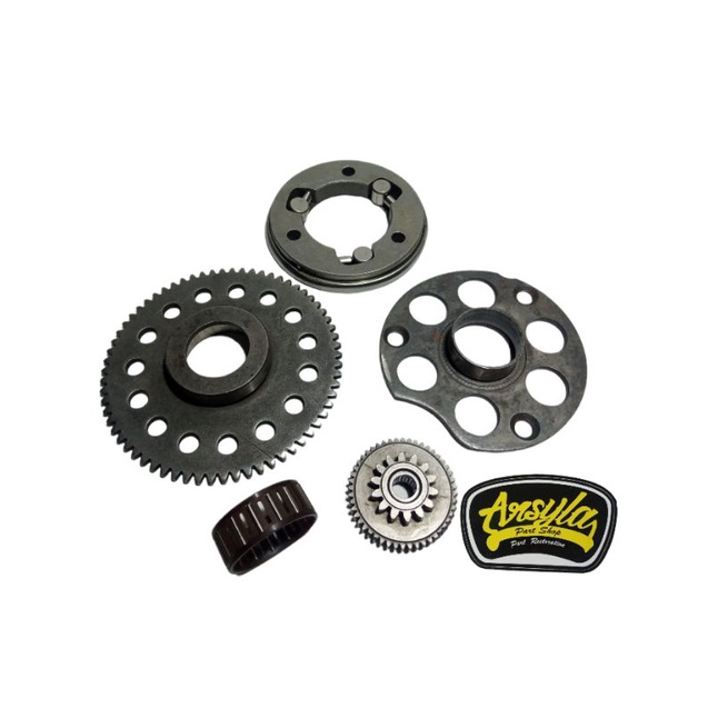 Jual gear gigi stater starter one way yamaha alfa champ sigma force one ...