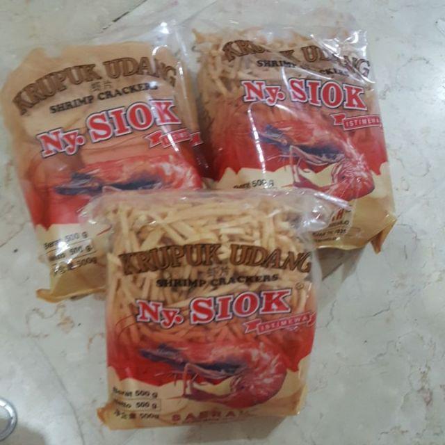 Kerupuk / Krupuk Udang Stik Ny. Siok / Ny Siok 500g | Shopee Indonesia
