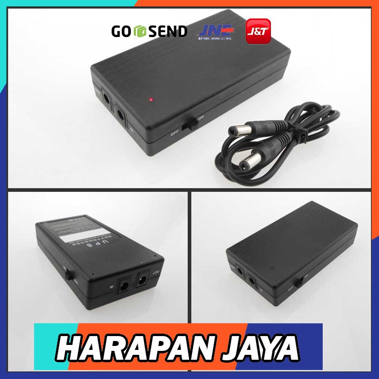 Jual Smart Portable Mini UPS 12V/2A Dan 5V/2A 2000mAh Indonesia|Shopee ...