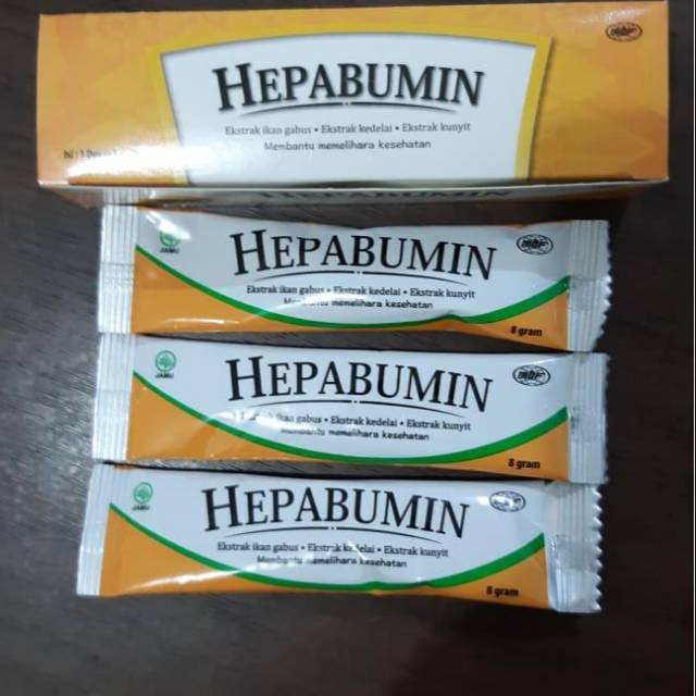 Jual Hepabumin 1 box (3 Sachet) (Ekstrak Ikan Gabus) Albumin Termurah ...