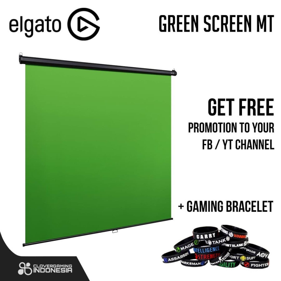 Jual Elgato Green Screen MT - Mountable Chroma Key Panel for Background | Shopee Indonesia