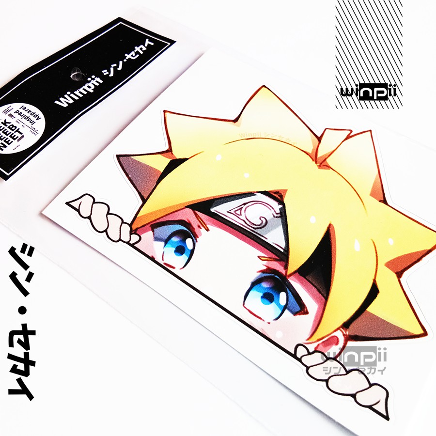 Jual Stiker Intip / Peeking Sticker Uzumaki Boruto Anime Boruto ...