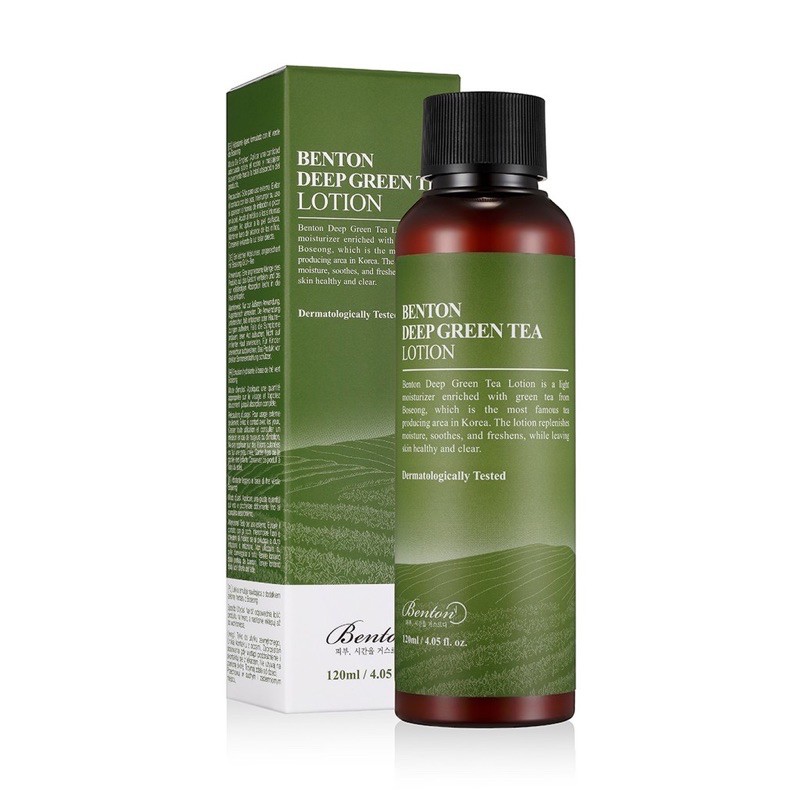 Jual Benton Deep Green Tea Lotion 120ml | Shopee Indonesia