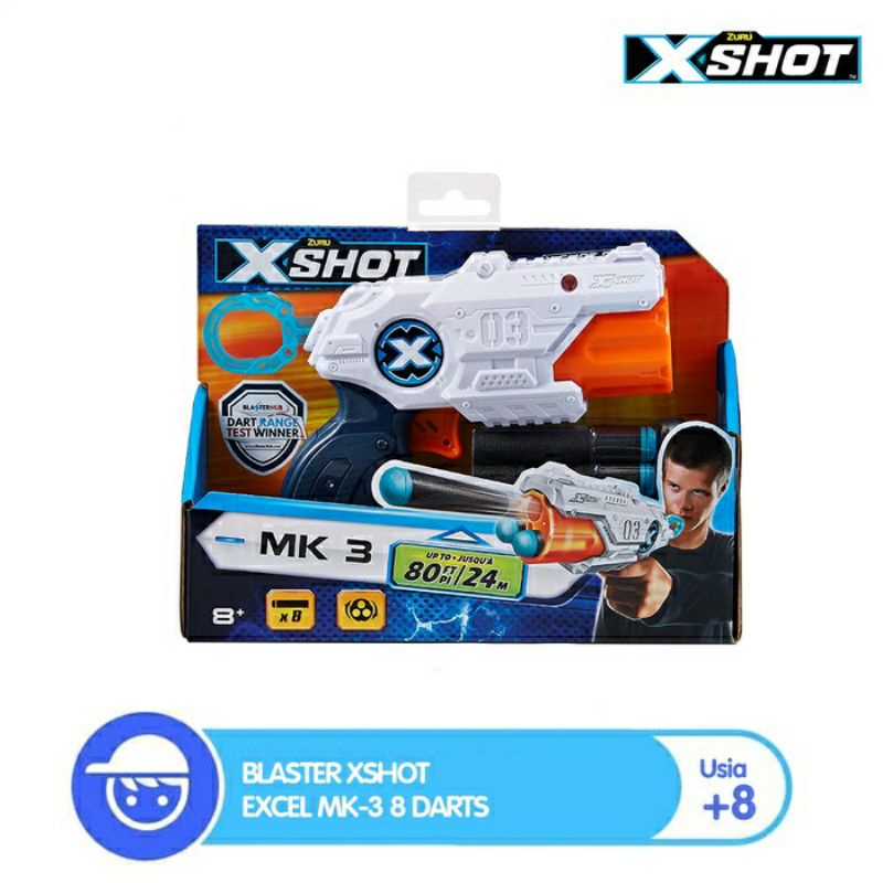 Jual Mainan Blaster XSHOT Excel MK-3 (8 Darts) | Shopee Indonesia