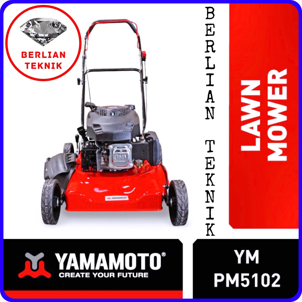 Jual Lawn Mower Potong Rumput Dorong Sorong Yamamoto 20" Inch Non ...