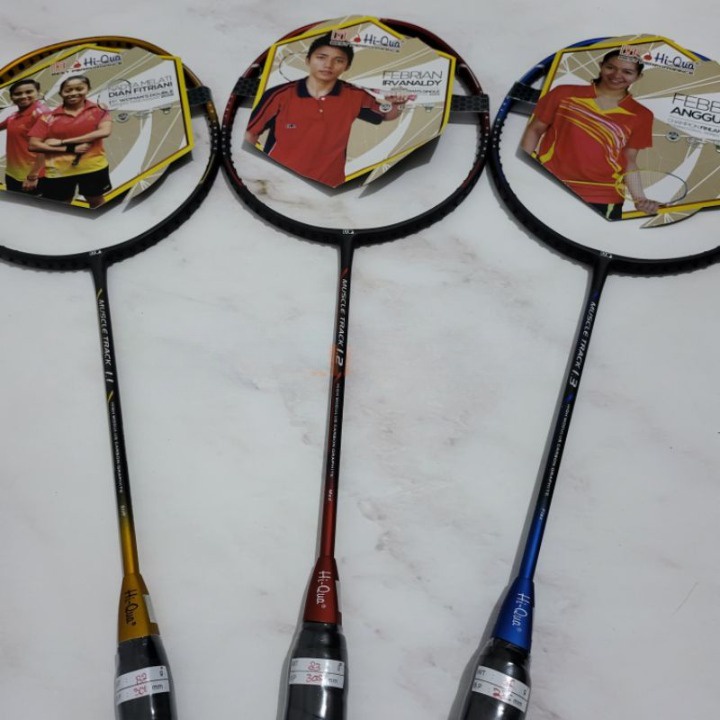 Jual Raket Badminton HiQua Muscle Track 32lbs Special Indonesia Edition ...
