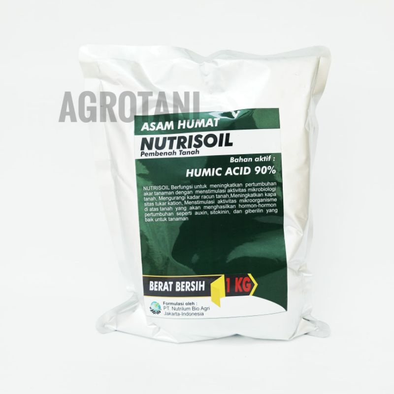Jual Asam Humat Nutrisoil 1Kg | Humic Acid Asam Humat Nutrisoil 1kg | Nutrisoil 90% | Shopee ...
