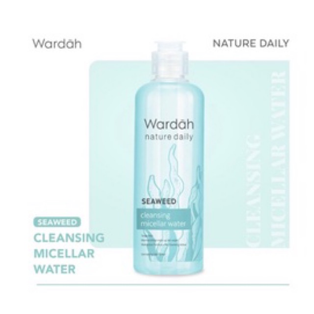 Jual Wardah nature daily seaweed cleansing micellar water | Shopee ...