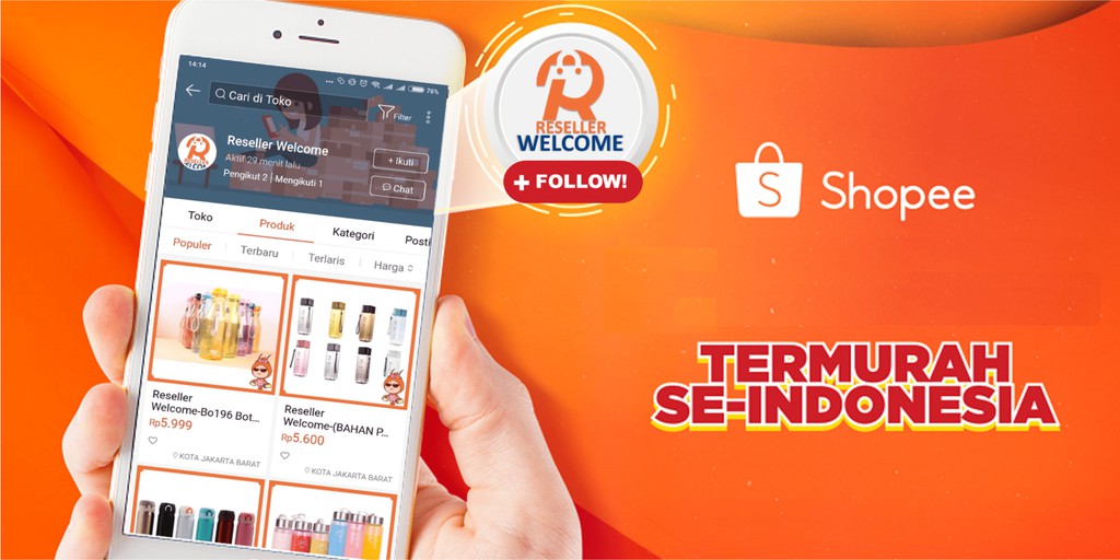 Toko Online Reseller Welcome | Shopee Indonesia