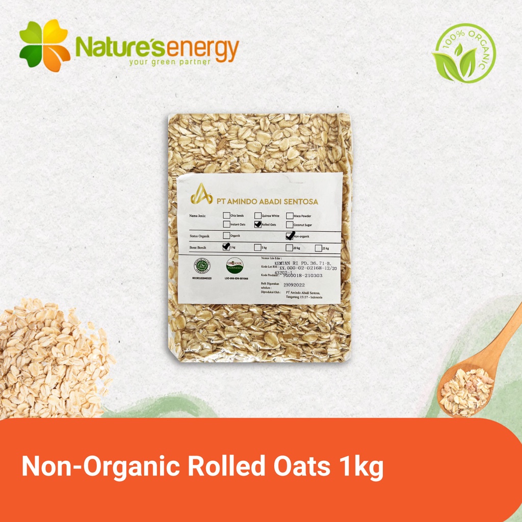Jual Rolled Oats 1kg | Shopee Indonesia