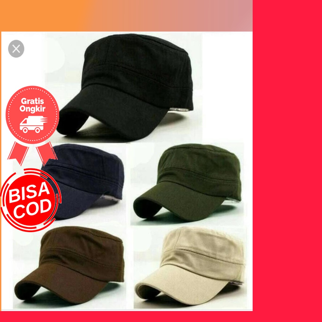 Jual Topi Komando Polos / Topi Komando Army / Topi Tentara Militer ...