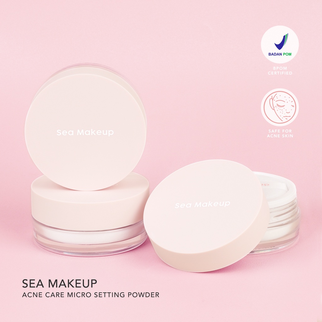 Jual SEA Makeup Acne Care Micro Setting Powder / Bedak | Shopee Indonesia
