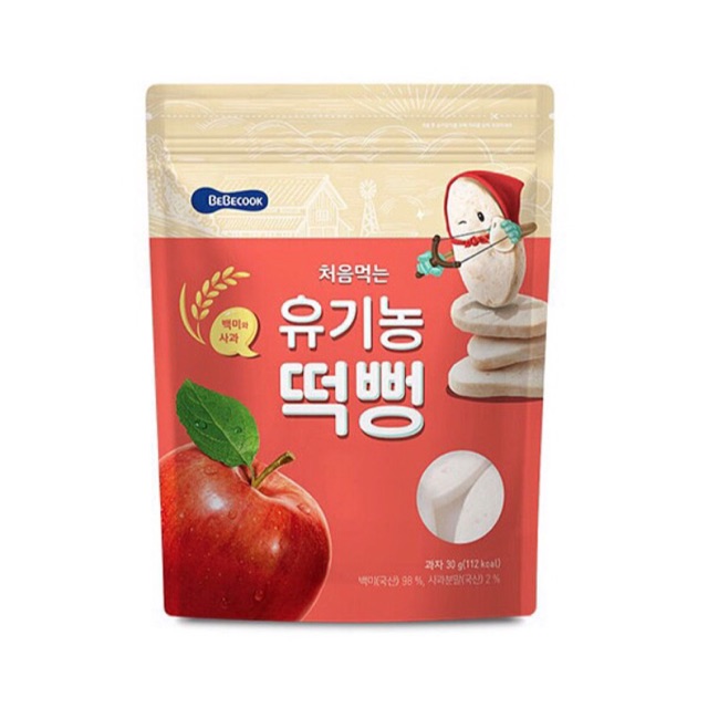 Jual The BeBecook My First Organic Rice Rusk (Apple) | Shopee Indonesia