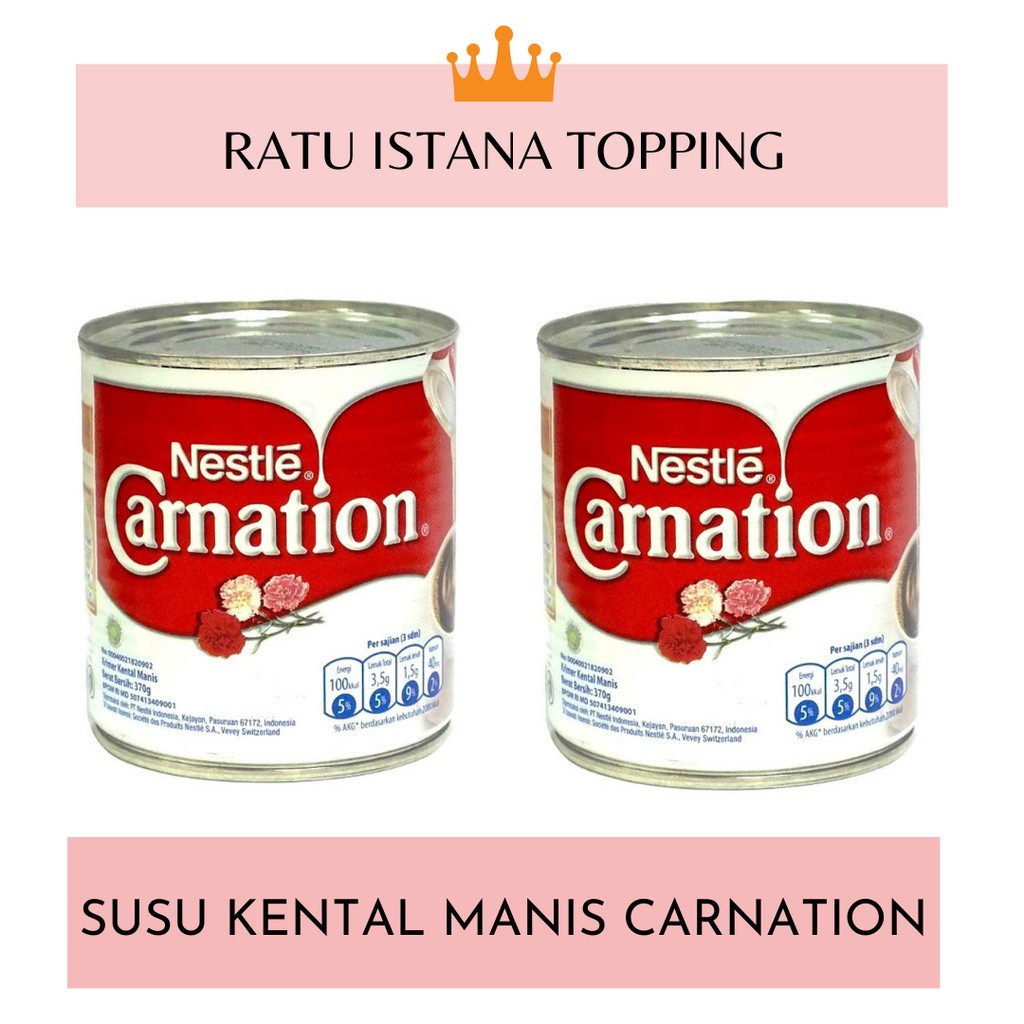 Jual SUSU KENTAL MANIS CARNATION -SKM CARNATION -NESTLE CARNATION 370 ...