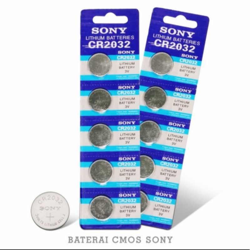 Jual Baterai 3V 2032 BIOS CMOS Laptop PC Batrei JAM CR2032 3 Volt ...