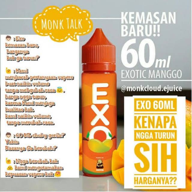 Harga Liquid EXO Freebase Terbaru Oktober 2022 |BigGo Indonesia