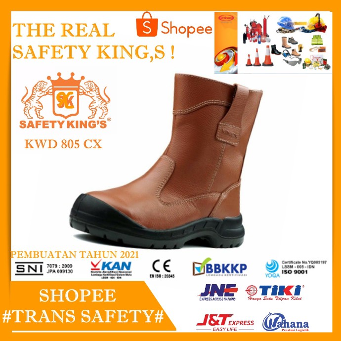 Jual Sepatu Safety Kings 805 CX / King's Type KWD 805 CX Coklat ...