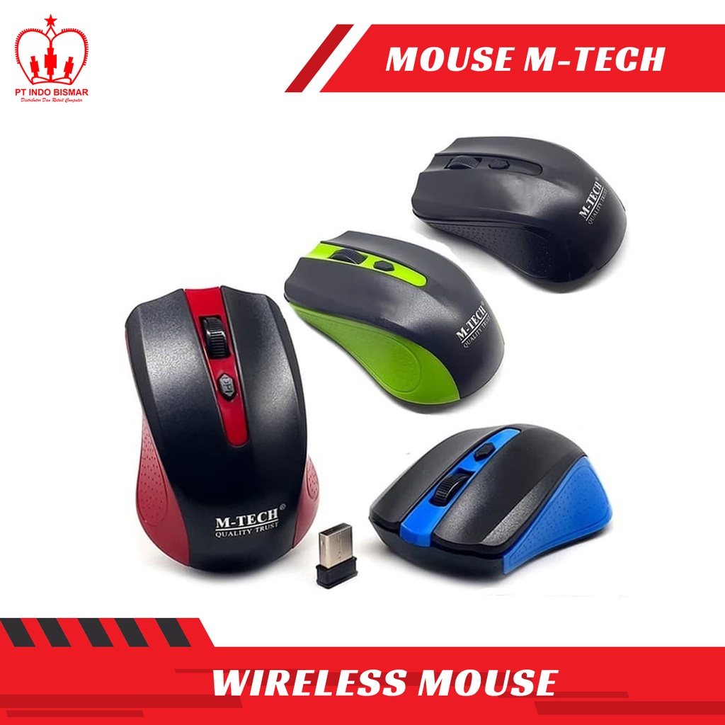 Jual Mouse Wireless Bluetooth M-Tech | Shopee Indonesia