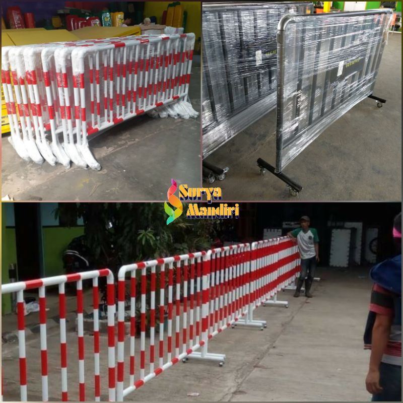 Jual Road barrier / pagar pembatas jalan brigade | Shopee Indonesia
