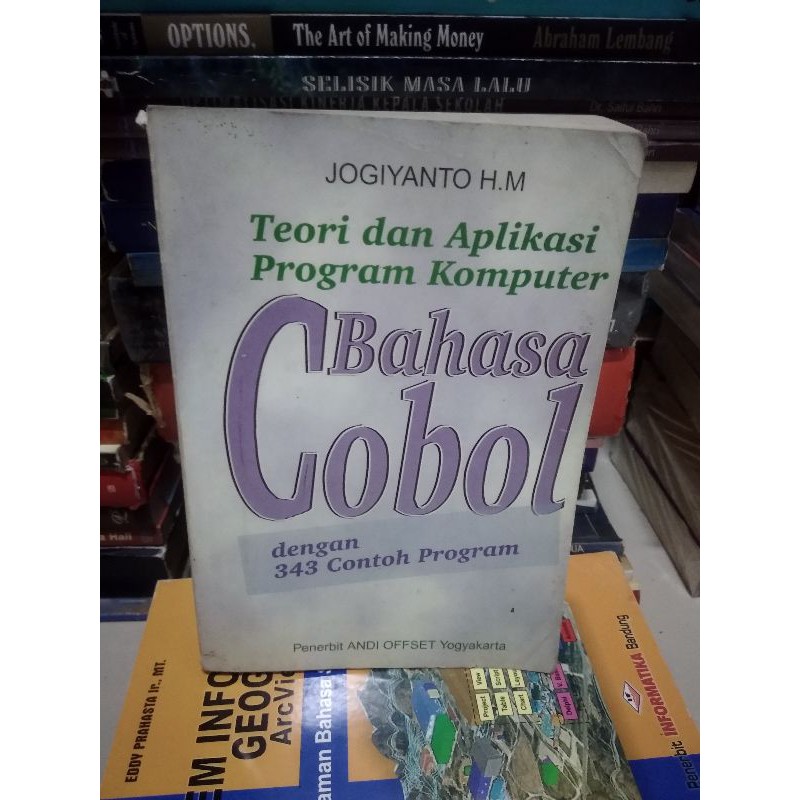 Jual buku original - teori dan aplikasi program komputer bahasa cobol dengan 343 contoh program ...