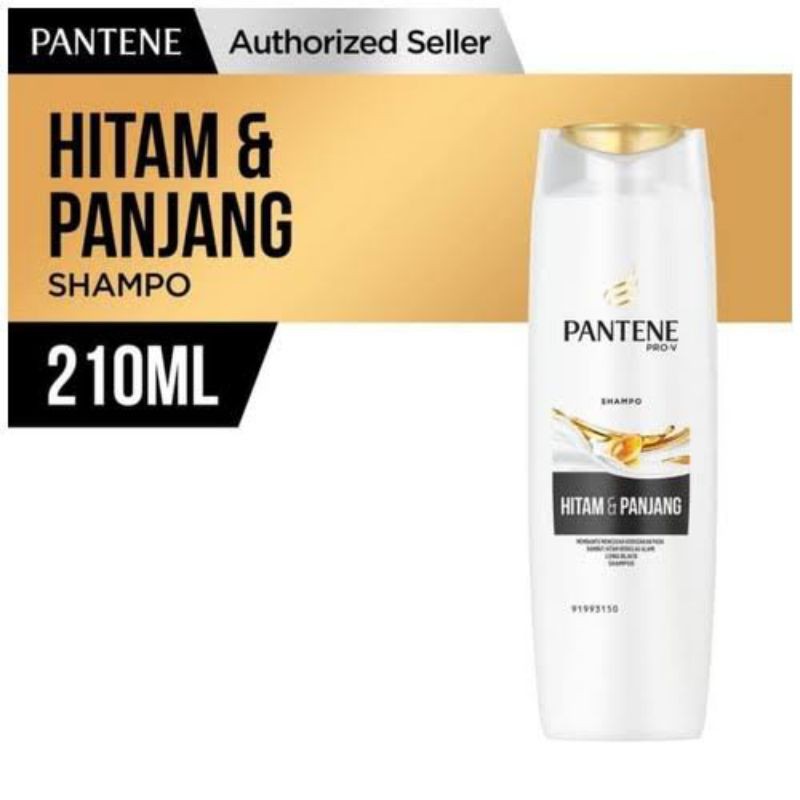Jual Pantene Shampoo Hitam & Panjang / Long Black 210ml | Shopee Indonesia