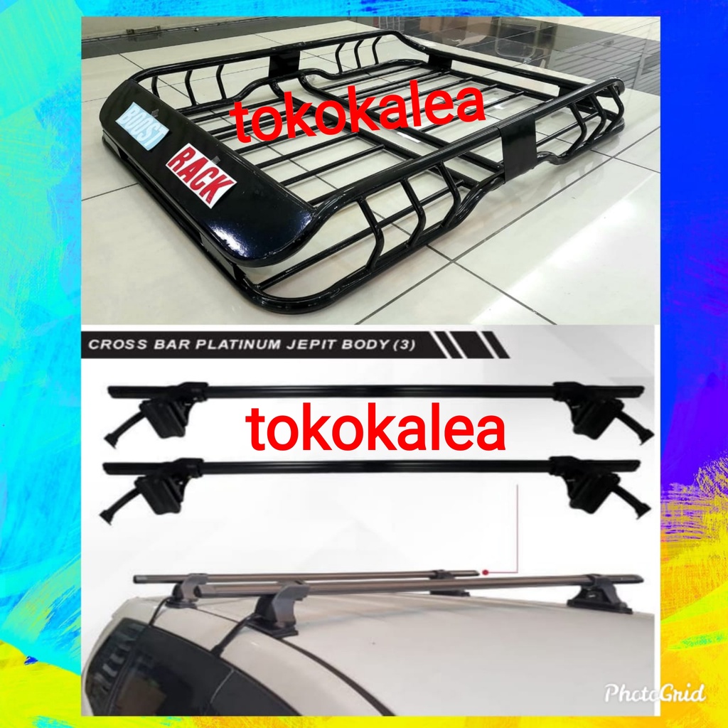 Jual Paket roof rack bagasi atas mobil mitsubishi pajero sport+kaki ...