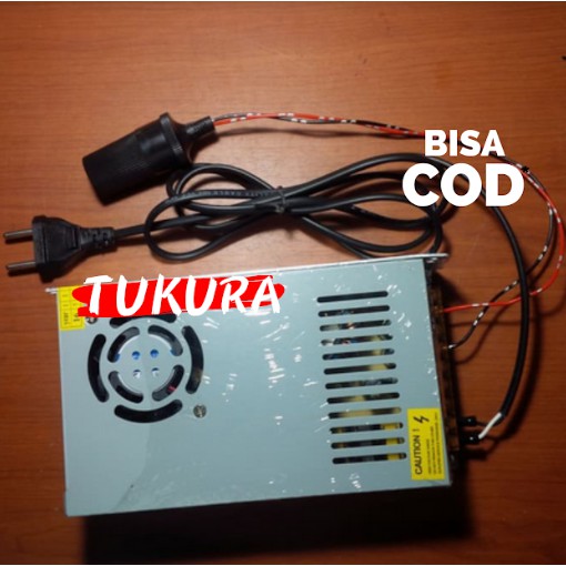 Jual Power Supply Adaptor 220 Volt to 12 Volt 30A, 20A dan 10A Socket Lighter Pemantik | Shopee ...