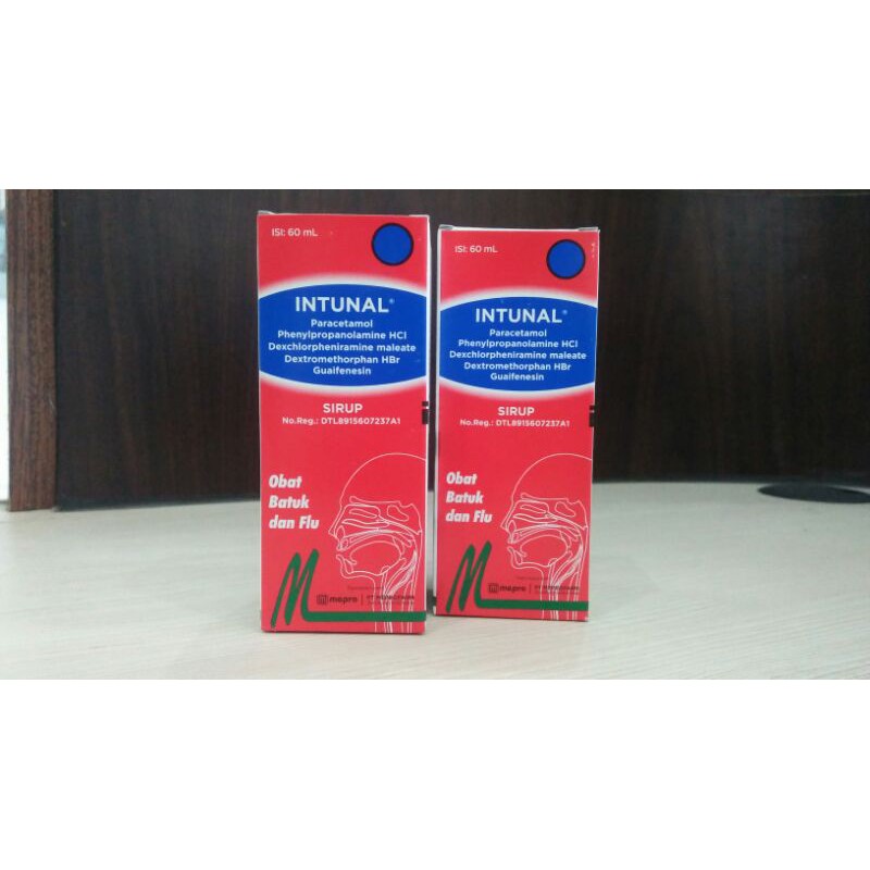 Jual INTUNAL SIRUP 60ml obat batuk dan flu | Shopee Indonesia