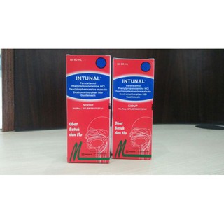 Jual INTUNAL SIRUP 60ml obat batuk dan flu | Shopee Indonesia