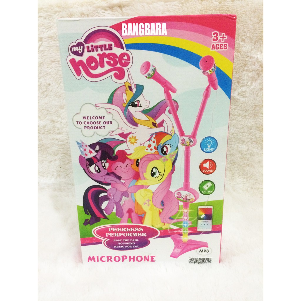 Jual Mic Karakter My Little Pony - Microphone Double | Shopee Indonesia
