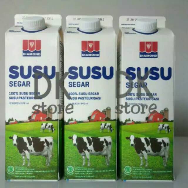 Jual Susu Fresh Milk Diamond 1 lt (Satuan) Indonesia|Shopee Indonesia
