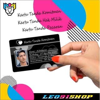 Jual Id card kartu anggota kartu tanda pacaran kartu tanda komitmen ...