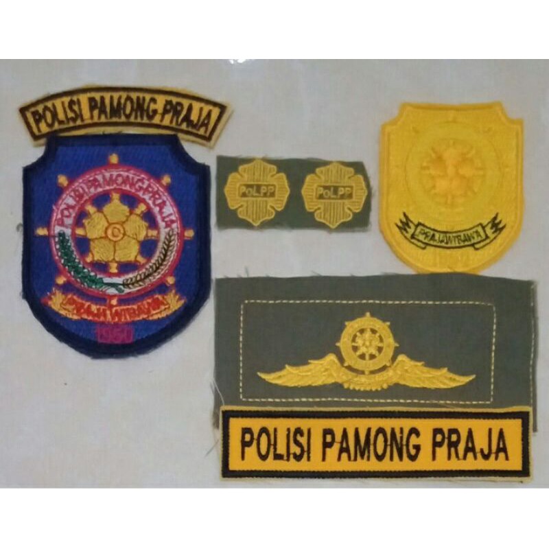 Jual bed/pol pp bordir warna logo pol pp pdh pdl | Shopee Indonesia