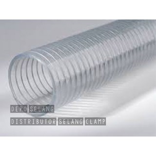 Selang kawat spiral 1inch selang spring PVC hose selang minyak | Shopee ...