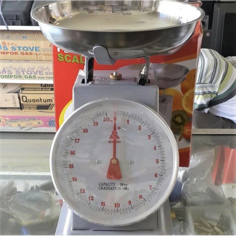 Jual TIMBANGAN BUAH DAN SAYUR 5 KG 10 KG 15 KG 20 KG TIMBANGAN DUDUK / JARUM | Shopee Indonesia