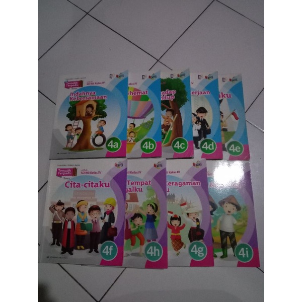 Jual TEMATIK SD KLS 4a,4b,4c,4d,4e,4f,4g,4h,4i REVISI | Shopee Indonesia