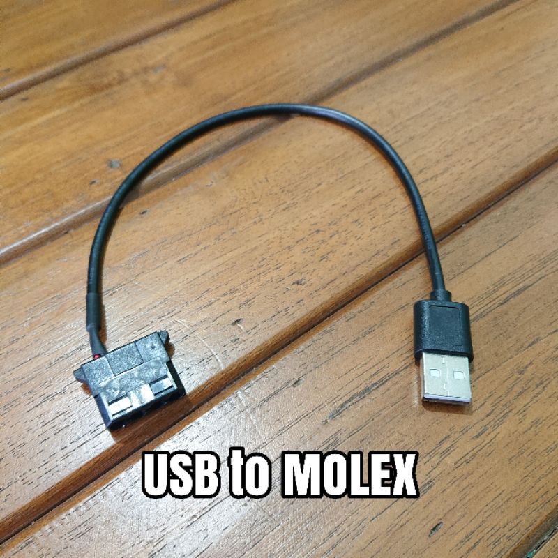 Jual USB to Molex / Kabel Converter USB Male to Molex Male | Shopee ...