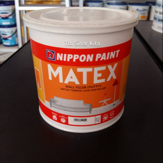 Jual Plamir | Dempul Tembok | Wall Filler 1kg - MATEX by NIPPON PAINT | Shopee Indonesia