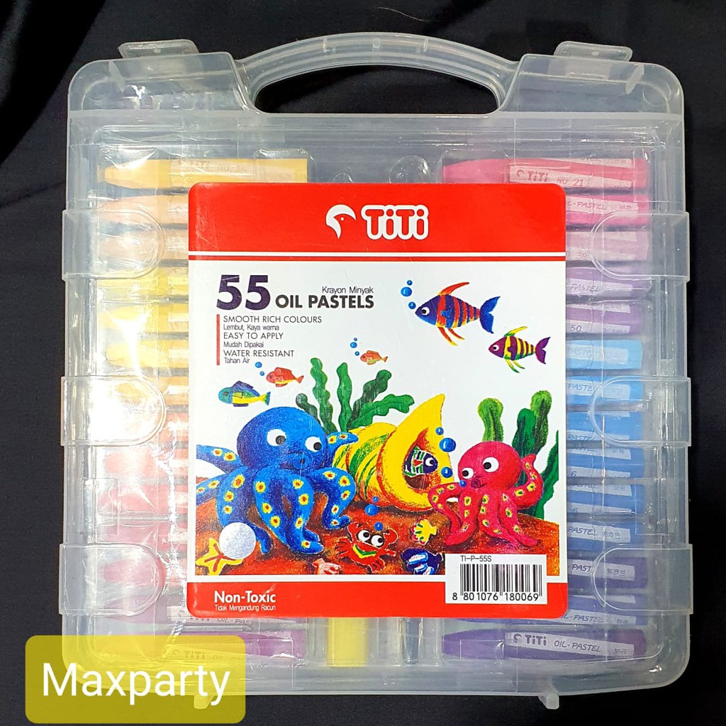 Jual Crayon TITI 55 Warna Krayon Lengkap Titi JOYKO | Shopee Indonesia